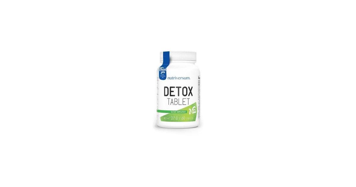 Nutriversum Detox Méregtelenítő tabletta